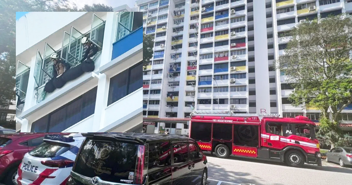 Couple Arrested After 5-Hour Police Standoff at Teban Gardens HDB Flat