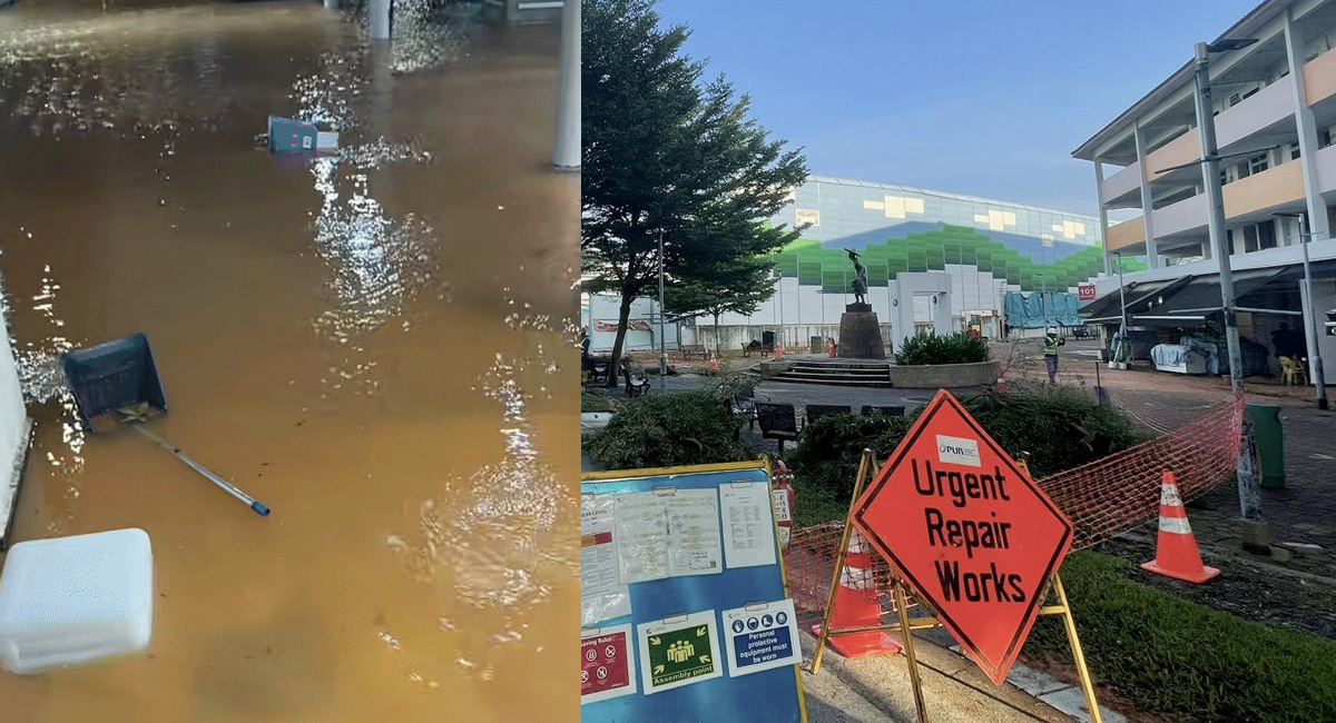 Underground Pipe Leak Triggers Flooding At Yishun Chong Pang, Around 10 ...