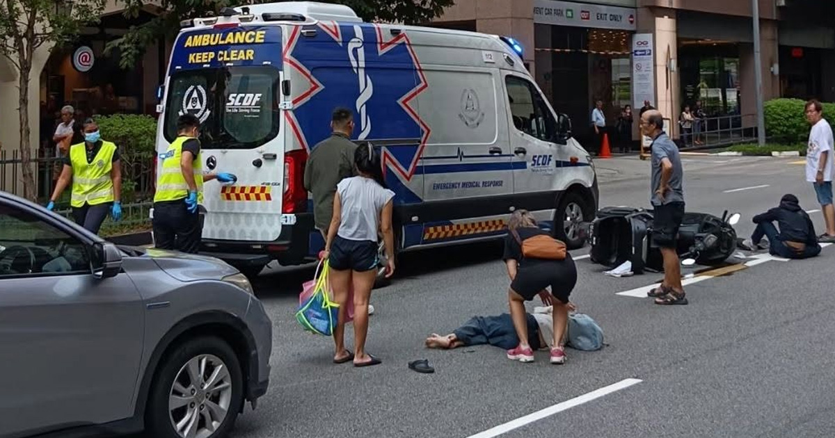 86-Year-Old Pedestrian Sent To Hospital After Motorcycle Collision In ...