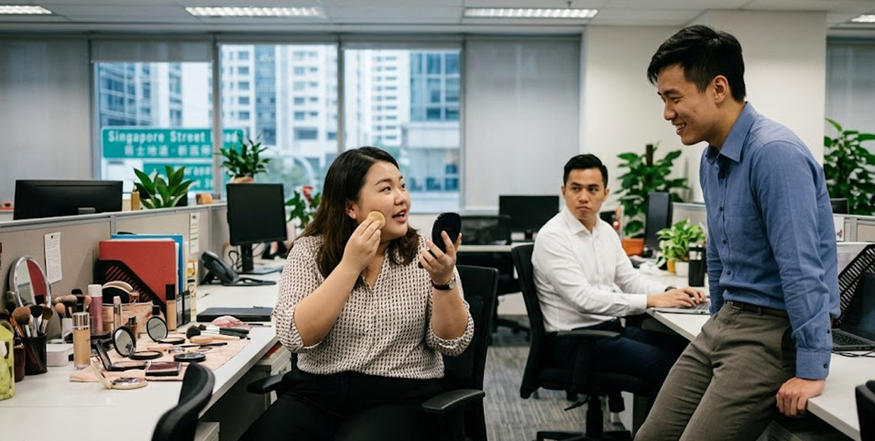 My colleague is a walking Rice Dumpling who thinks she can land the ...
